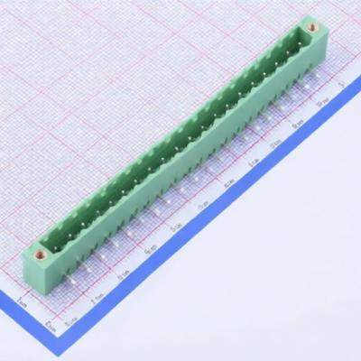 China electrical plug in terminal block KANGNEX WJ2EDGRM 5.08 20P 14 00A with copper alloy tin plated pins for sale