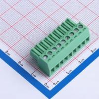 China KANGNEX WJ15EDGK 3.5 09P 14 00A terminal block with PA66 housing and UL94V 0 flame retardant rating for sale