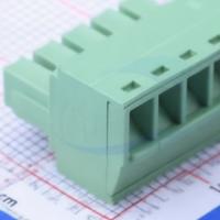 China KANGNEX WJ15EDGK 3.5 05P 14 00A terminal block with PA66 housing and nickel plated copper alloy cage for sale