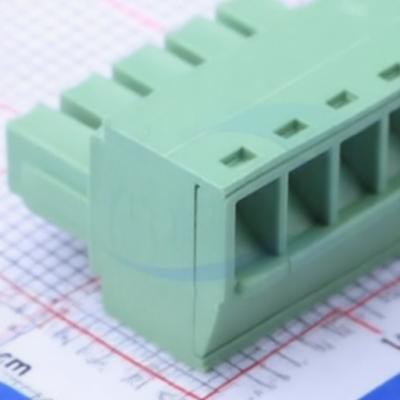 China KANGNEX WJ15EDGK 3.5 05P 14 00A terminal block with PA66 housing and nickel plated copper alloy cage for sale