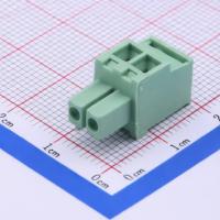 China KANGNEX WJ15EDGKB 3.81 02P 14 00A terminal block with zinc plated steel screws and copper alloy cage for sale