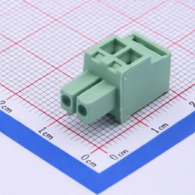 China KANGNEX WJ15EDGKB 3.81 02P 14 00A terminal block with zinc plated steel screws and copper alloy cage for sale
