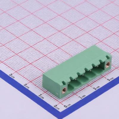 China electrical connection terminal block KANGNEX WJ2EDGVM 5.08 05P 14 00A with UL94V 0 rated PA66 housing for sale