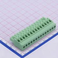 China plug in terminal block KANGNEX WJ2EDGKA 5.08 14P 14 00A with 5.08mm pitch and 10A current rating for sale