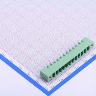 China Durable plug in terminal block KANGNEX WJ15EDGVM-3.81-12P-14-00A rated voltage 300V and current 8A for sale