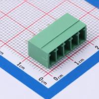 China plug in terminal block KANGNEX WJ15EDGVC-3.5-05P-14-00A with PA66 UL94V0 housing and tin plated copper alloy pins for sale
