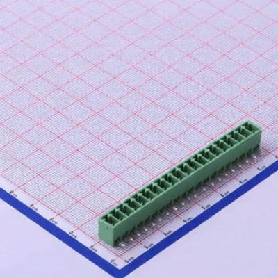 China Durable electrical connector KANGNEX WJ15EDGRC-3.81-20P-14-00A with PA66 UL94V 0 housing and 20 poles for sale