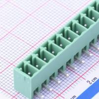China electrical plug in terminal block KANGNEX WJ15EDGRC-3.81-11P-14-00A with copper alloy tin plated pins and PA66 housing for sale