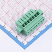 China Durable plug in terminal block KANGNEX WJ15EDGKBM 3.81 07P 14 00A rated voltage 300V and rated current 8A for sale