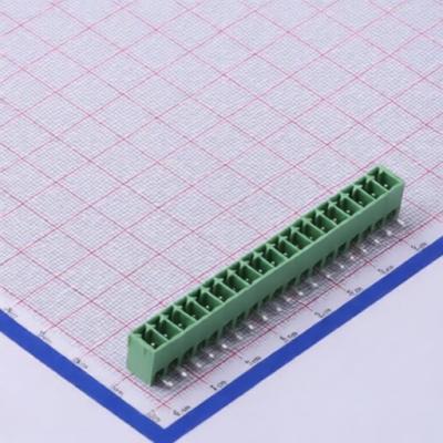 China KANGNEX WJ15EDGRC 3.81 19P 14 00A plug in terminal block rated current 8A UL copper alloy tin plated pins for sale