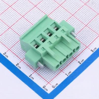 China wire termination solution KANGNEX WJ2EDGKAM 5.08 04P 14 00A plug in terminal block for 24 to 12 AWG wires for sale