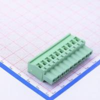 China Plug in terminal block KANGNEX WJ2EDGKB 5.08 10P 14 00A with PA66 UL94V 0 housing and rated voltage 300V for sale