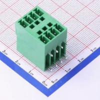 China plug in terminal block KANGNEX WJ15EDGRH-3.81-04P-14-00A with tin plated copper alloy pins and rated current 8 amps for sale
