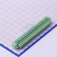 China Electrical plug in terminal block KANGNEX WJ15EDGKM 3.81 21P 14 00A rated voltage 300V and current 8A for sale