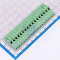 China Plug in terminal block KANGNEX WJ2EDGKA-5.08-17P-14-00A designed for secure and wire termination applications for sale