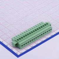 China Durable plug in terminal block KANGNEX WJ15EDGKBM 3.81 16P 14 00A with PA66 housing and steel screws for sale