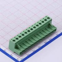 China Electrical plug in terminal block KANGNEX WJ2EDGK 5.08 13P 14 00A with wide wire range compatibility for sale