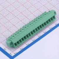 China electrical connection solution KANGNEX WJ15EDGKM 3.81 18P 14 00A plug in terminal block for industrial for sale