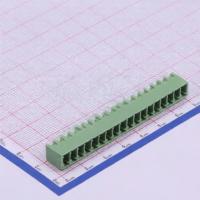 China KANGNEX WJ15EDGVC 3 81 18P 14 00A electrical plug in terminal block with PA66 UL94V 0 rated housing for sale