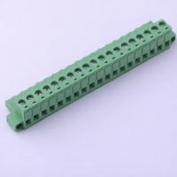 China electrical plug in terminal block KANGNEX WJ2EDGKM 5.08 19P 14 00A rated voltage 300V and current 15A for sale