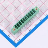 China plug in terminal block KANGNEX WJ15EDGRM 3.5 10P 14 00A withstanding voltage AC1600 volts for one minute for sale