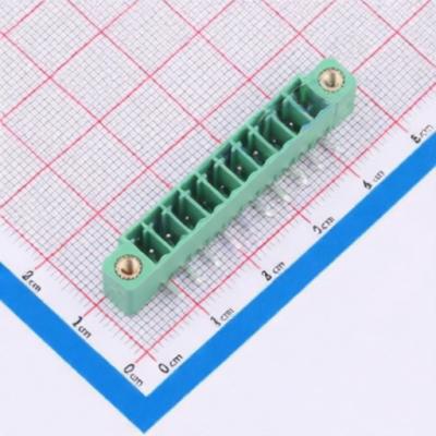 China plug in terminal block KANGNEX WJ15EDGRM 3.5 10P 14 00A withstanding voltage AC1600 volts for one minute for sale