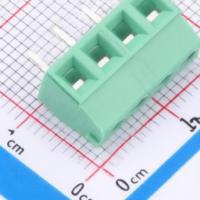 China Screw Type PCB Terminal Block KANGNEX WJ124-3.81-04P-14-00A Electrical Connector 26-16AWG Wire Range for sale