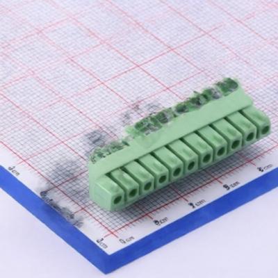 China Electrical plug in terminal block KANGNEX WJ15EDGK 3.81 11P 14 00A rated current 8A and voltage 300V for sale