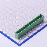 China KANGNEX WJ2EDGRC 5.08 13P 14 00A plug in terminal block with PA66 UL94V 0 housing and high temperature resistance for sale