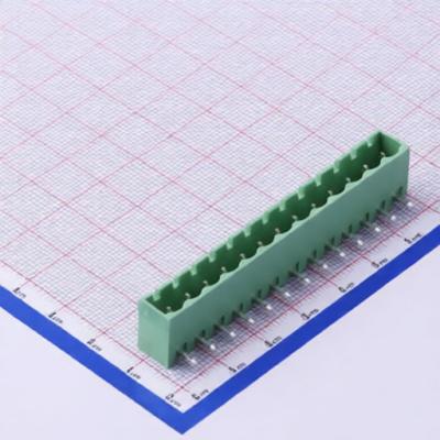 China KANGNEX WJ2EDGRC 5.08 13P 14 00A plug in terminal block with PA66 UL94V 0 housing and high temperature resistance for sale