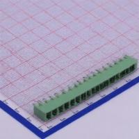 China Electrical connection terminal block KANGNEX WJ15EDGVC 3.81 17P 14 00A featuring PA66 UL94V 0 housing for sale