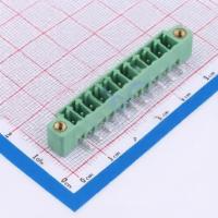 China electrical plug in terminal block KANGNEX WJ15EDGRM 3.81 11P 14 00A with tin plated copper alloy pins for sale