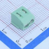 China Screw Type PCB Terminal Block KANGNEX WJ124-3.81-02P-14-00A with 3.81mm Pitch and 10A Current Rating for sale