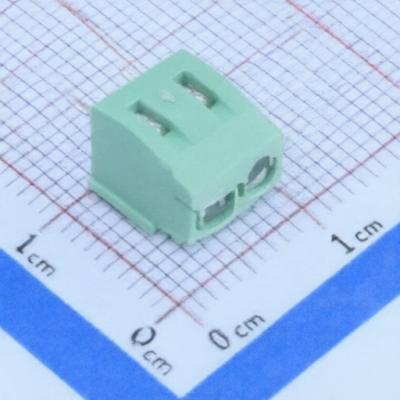 China Screw Type PCB Terminal Block KANGNEX WJ124-3.81-02P-14-00A with 3.81mm Pitch and 10A Current Rating for sale