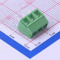 China screw type PCB terminal block KANGNEX WJ124-3.81-03P-14-00A with robust construction and stable contact for sale