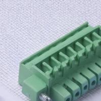 China KANGNEX WJ15EDGKBM 3.81 08P 14 00A plug in terminal block with PA66 housing and copper alloy clamp for sale