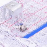 China Brass and nickel plated screw pc screw terminals with snap in legs Keystone 8197 electrical solution for sale
