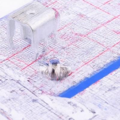China Brass and nickel plated screw pc screw terminals with snap in legs Keystone 8197 electrical solution for sale