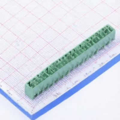China plug in terminal block with tin plated copper alloy pins and PA66 UL94V0 housing KANGNEX WJ15EDGRC 381 18P 14 00A for sale