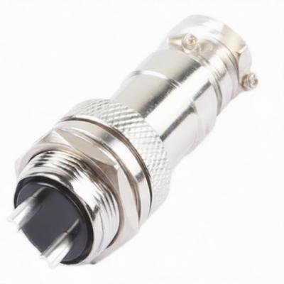 China Electrical male connector kinghelm KH-GX20-2P with 2 pin configuration and 250 volts working voltage for sale