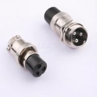 China 3 pin male connector kinghelm KH-GX20-3P rated 15A and 250V for electrical connections in industrial environments for sale