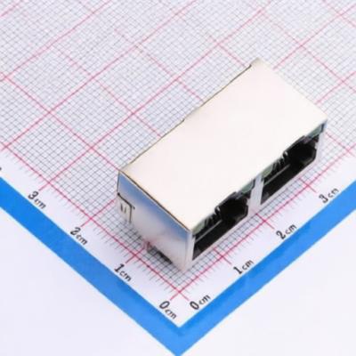 China Compact kinghelm KH-56-8P8C-1X2-D 8P8C Connector Suitable for Ethernet Network and Data Transmission for sale