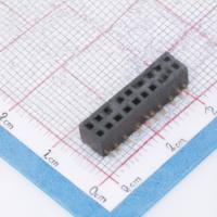 China Female Header Connector SMT Type Kinghelm KH-2FH-2X10P-H4.3-SMT with 2 Rows 10 Pins and 4.3mm Insulator for sale