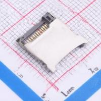 China Flip cover TF card holder kinghelm KH-TF08-H1.8 designed for easy secure card insertion and removal for sale