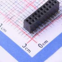 China Surface mount connector kinghelm KH-1.27FH-2X10P-H4.3-SMT female header with 1.27mm pin spacing dual row 20 pins for sale