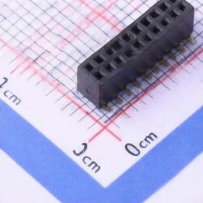 China Surface mount connector kinghelm KH-1.27FH-2X10P-H4.3-SMT female header with 1.27mm pin spacing dual row 20 pins for sale