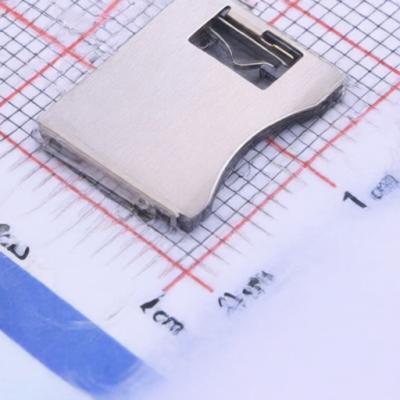China Durable kinghelm KH-TF018 micro SD card holder connector with nickel gold plating and copper shell for sale