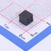 China pcb female header connector kinghelm KH-2FH-2X2P-H4.3 with 2 millimeter pitch and dip mounting style for sale