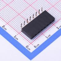 China Compact kinghelm KH-2.54FH90-1X8P-H8.5 connector ideal for electronic projects requiring connectivity for sale