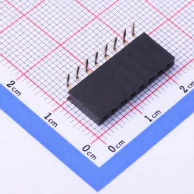China Compact kinghelm KH-2.54FH90-1X8P-H8.5 connector ideal for electronic projects requiring connectivity for sale